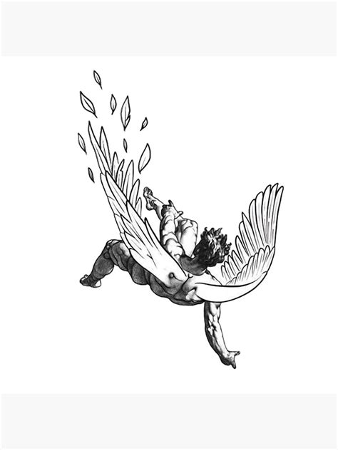 Fallen Angel Art Board Print For Sale By Keramu Redbubble