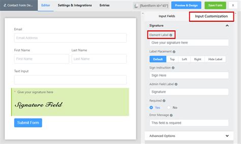 How To Create Digital Signature With Fluent Forms Wp Manage Ninja