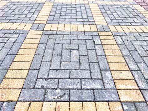 Unique Patterned Pavement Tiles Create A Visually Appealing Pathway