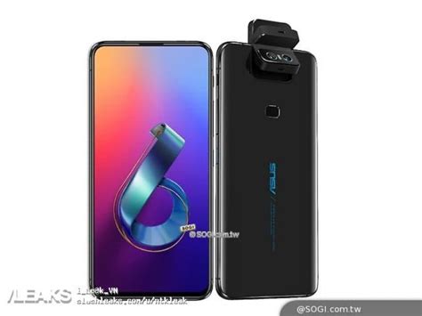 Asus Zenfone Specs And Renders Leak Reveal Flip Camera And Notch Less Display Gizmochina