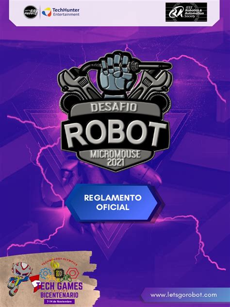 Desafio Robot Micromouse Reglamento Pdf Robot Robótica