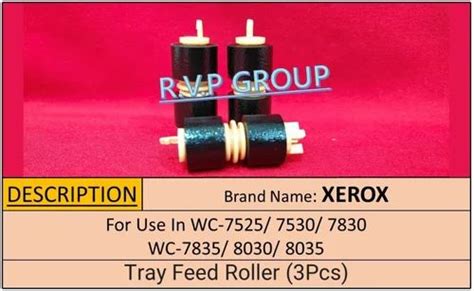 Xerox Workcentre 7525 7530 7830 7835 8030 8035 Tray Feed Roller 3pcs At Rs 350 Piece