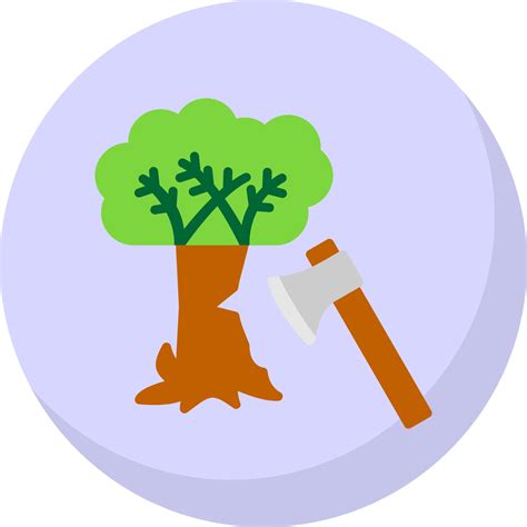 Tree Cutting Vector Icon Design 25432883 Vector Art At Vecteezy