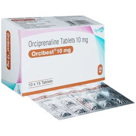 10mg Orcibest Orciprenaline Tablets At ₹ 220 Box In Nagpur Id