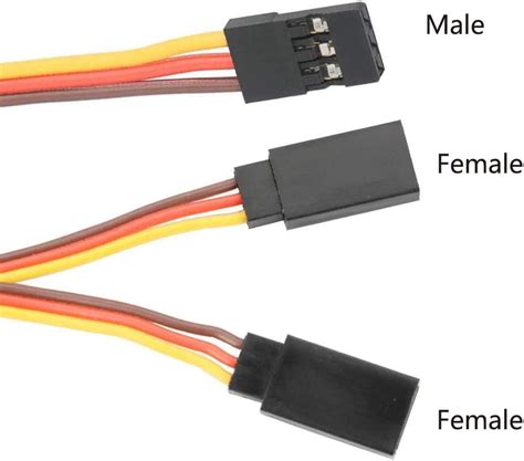 YIXISI 6 RC Y Harness Servo Splitter Cable For Remote Control Aircraft JR Style Servo