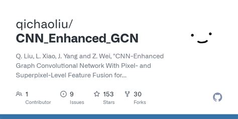 Github Qichaoliu Cnn Enhanced Gcn Q Liu L Xiao J Yang And Z Wei Cnn Enhanced Graph