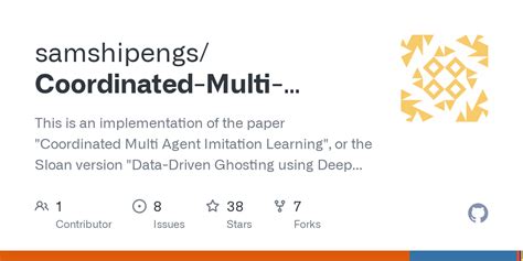 Github Samshipengscoordinated Multi Agent Imitation Learning This Is An Implementation Of