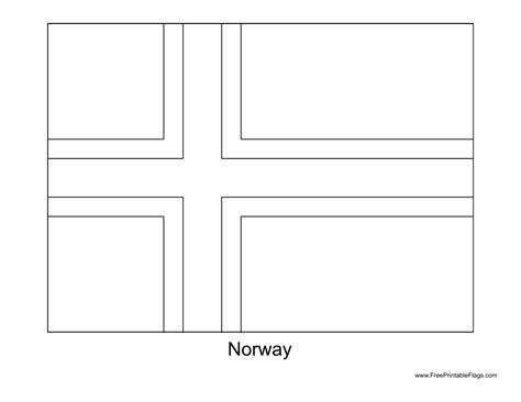 Norway Norway Flag Template Download Printable Pdf Templateroller