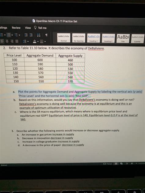 Solved V Title Subtitle OpenStax Macro Ch Practice Set Chegg Com