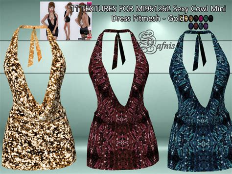 Second Life Marketplace Dafnis 11 Textures For Mi961262 Sexy Cowl