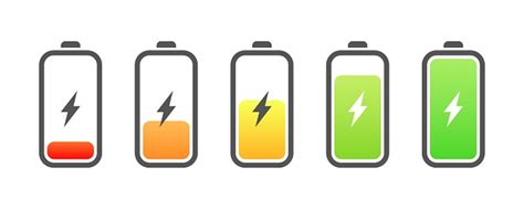 충전 표시기 평면 색상 배터리 충전의 다른 단계 배터리 충전 표시기 벡터 아이콘 0명에 대한 스톡 벡터 아트 및 기타 이미지 0명 Brand Name Smart