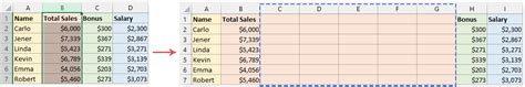 Easily Add Columns To Right Or Left Of The Selected Column In Excel
