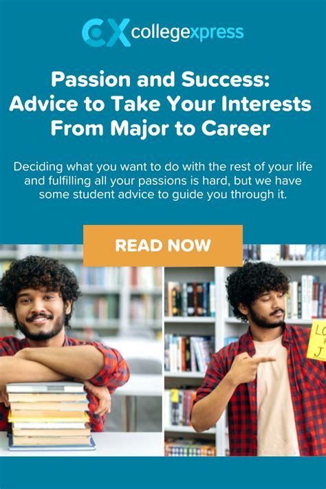 Passion And Success Advice To Take Your Interests From Major To Career