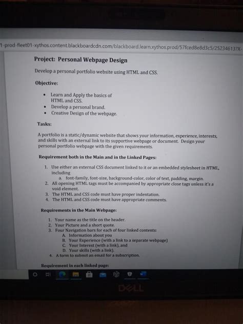 Solved 1051 A Lte Project Html F Csci 101 Fall 2020