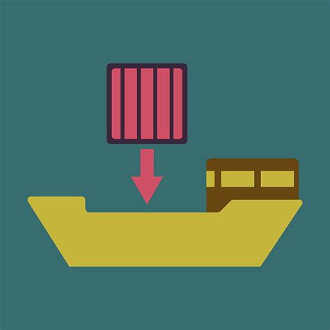 평면 디자인 컨테이너 로딩 벡터 아이콘 Eps Ai Uidownload