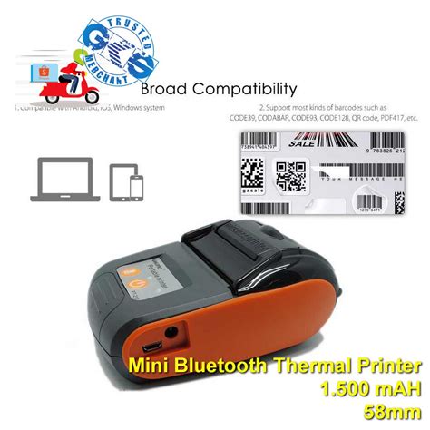 43 Mini Barcode Label Printer