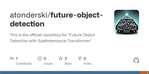 Github Atonderskifuture Object Detection This Is The Official