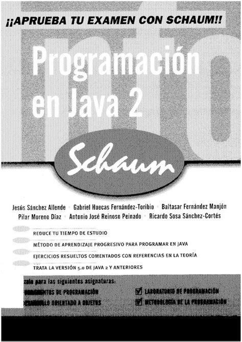 Pdf Programacion En Java2 Serie Schaum Mc Graw Hill Dokumentips
