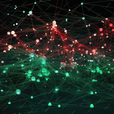Premium Ai Image Abstract Digital Network Connection