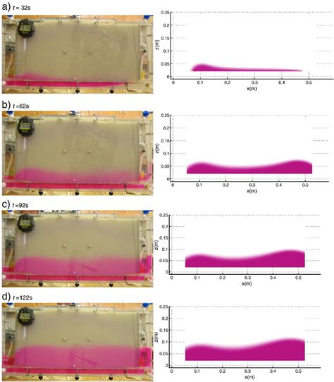 Experimental And Simulation Results For The Solute Concentration