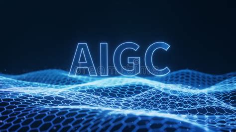 Aigc With Ai Generation Concept Science And Technology 3d Rendering