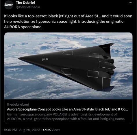 It Looks Like A Top Secret Black Jet Right Out Of Area 51 And It