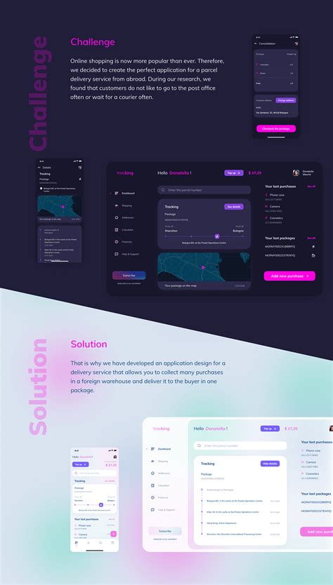 Tracking App On Behance