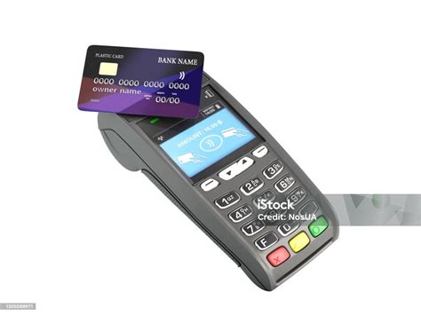 흰색 없음 그림자에 터미널 3d 렌더링을 통해 신용 카드로 비접촉식 지불 3d 스캔에 대한 스톡 사진 및 기타 이미지 3d 스캔 3차원 형태 개체 그룹 Istock