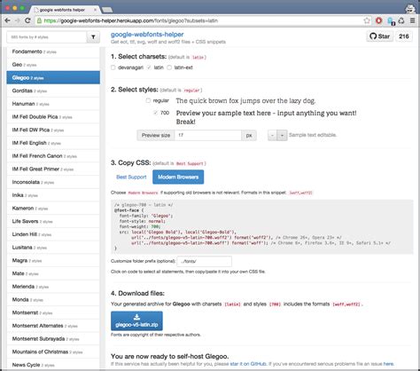 Self Hosting Google Web Fonts Mario Ranftl