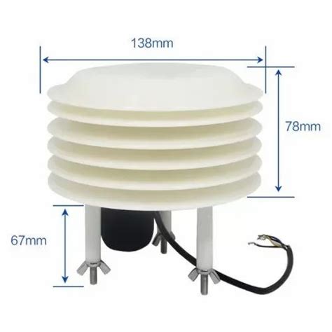 outdoor air quality pm2 5 pm10 particle dust sensor with temperature
