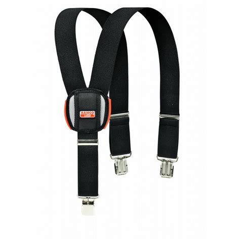 Bahco 4750 Bwc 1 Black Padded Adjustable Work Braces With Heavy Duty