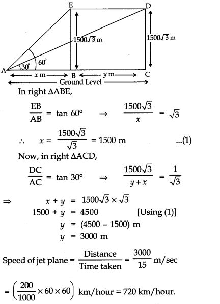 Applications Of Trigonometry Class 10 Extra Questions Maths Chapter 9 With Solutions Learn Cbse