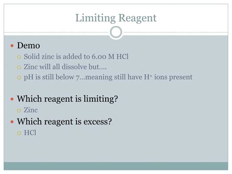 PPT Limiting Reagents PowerPoint Presentation Free Download ID 4308039