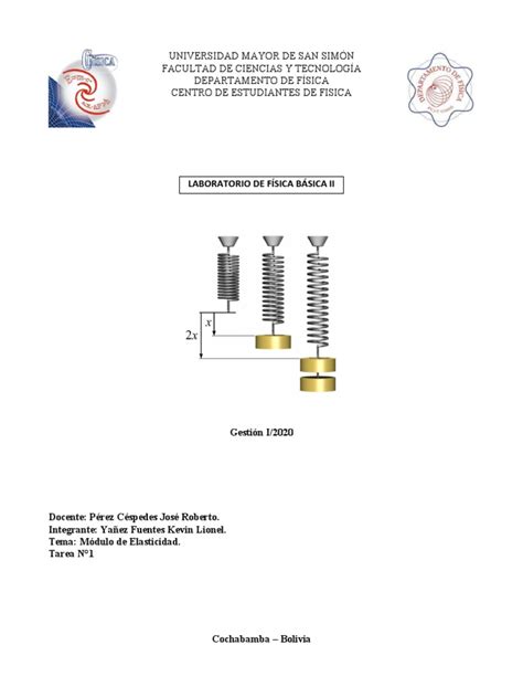 Modulo De Elasticidad Pdf El Módulo De Young Cobre