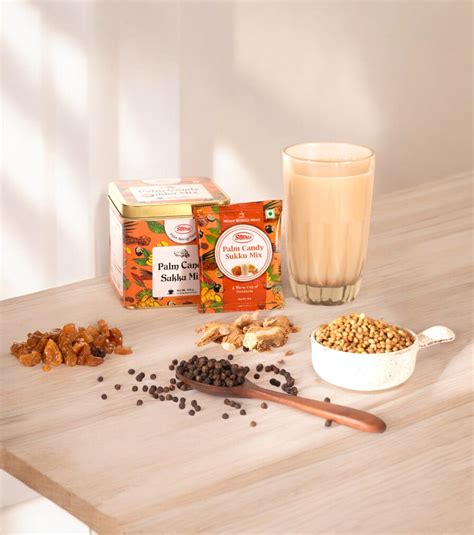 Palm Candy Sukku Milk Mix Tin Container Stanes Beverages