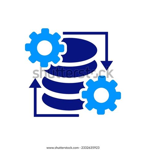 Automation Data Integration Analytical Services Dashboards Stock Vector