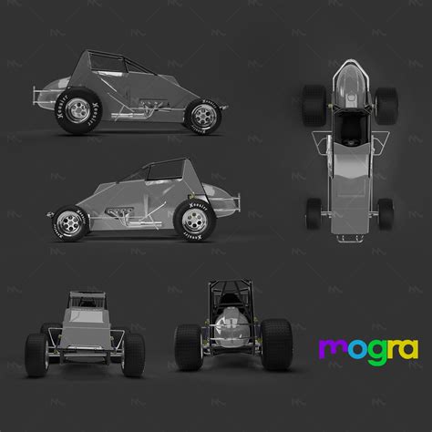 Wingless Sprint Car Premium Livery Template Motorsport Graphics