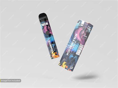 Premium Psd Pod Device With Box Mockup