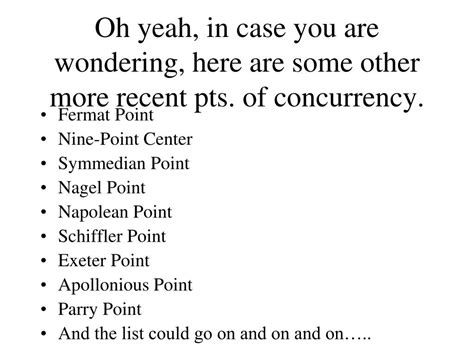 Ppt Exploring Triangle Centers Points Of Concurrency And More Powerpoint Presentation Id 2625705