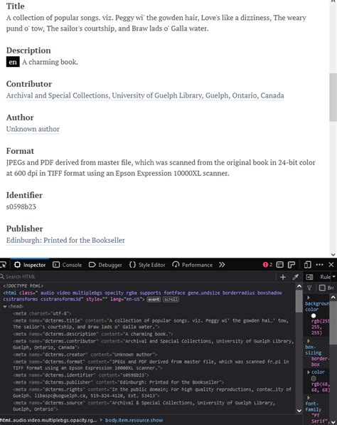 Resource Meta Omeka S User Manual