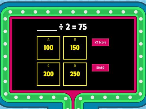Divisibility Test Gameshow Quiz