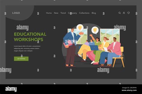 Adult Learners In Classroom Stock Vector Images Alamy