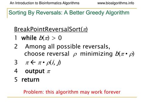 Ppt Greedy Algorithms And Genome Rearrangements Powerpoint