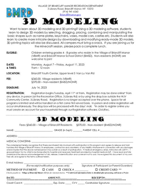 Fillable Online Want To Learn About 3d Modeling And 3d Printing Fax