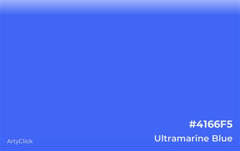 Ultramarine Blue Color Artyclick