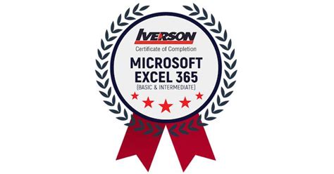 Microsoft Excel 365 Basic And Intermediate Was Issued By Ais Academy To