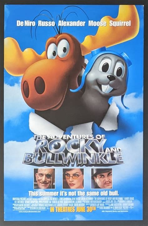 Rocky Bullwinkle Movie Poster The Adventures Of Rocky And Bullwinkle