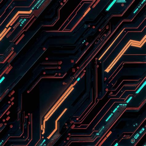 Premium Ai Image Seamless Cyberpunk Texture Pattern Premium Ai Image Seamless Cyberpunk Texture Pattern