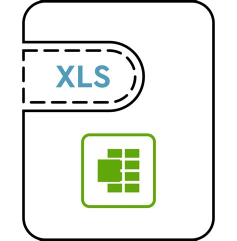 Xls File Icon Thick Black Outline 57326196 Png