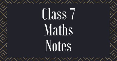 Practical Geometry Class 7 Notes
